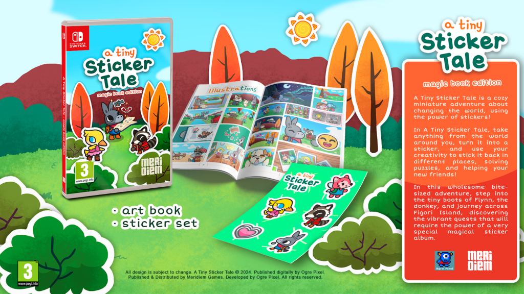 A Tiny Sticker Tale Physical Edition Launched for Nintendo Switch ...