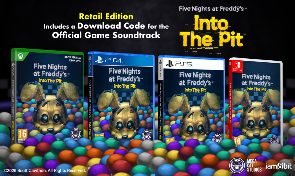 Chilling Five Nights at Freddy’s: Into the Pit Physical Editions ...